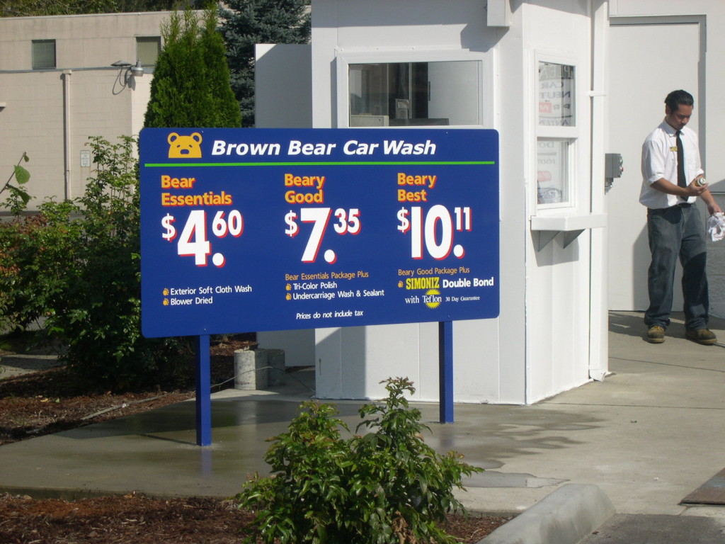 Brown Bear Car Wash – Kehoe Signs